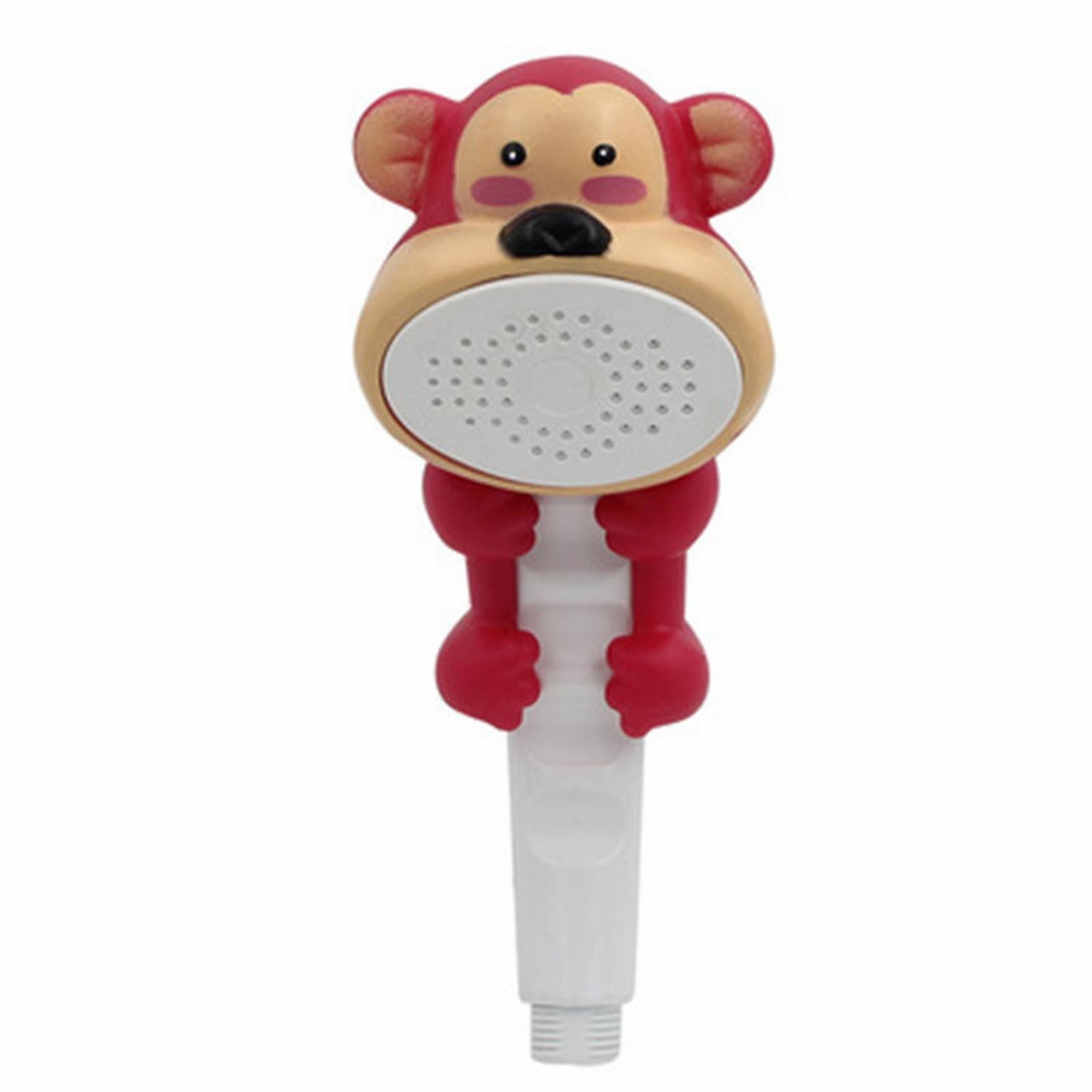Nksudet Cartoon Animals Baby Bath Shower Head Sprayer for Kids ...