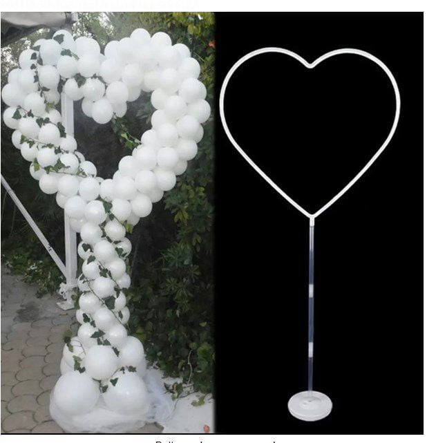 Nktier Heart-shaped Arch Balloon Stand Decoration - Walmart.com