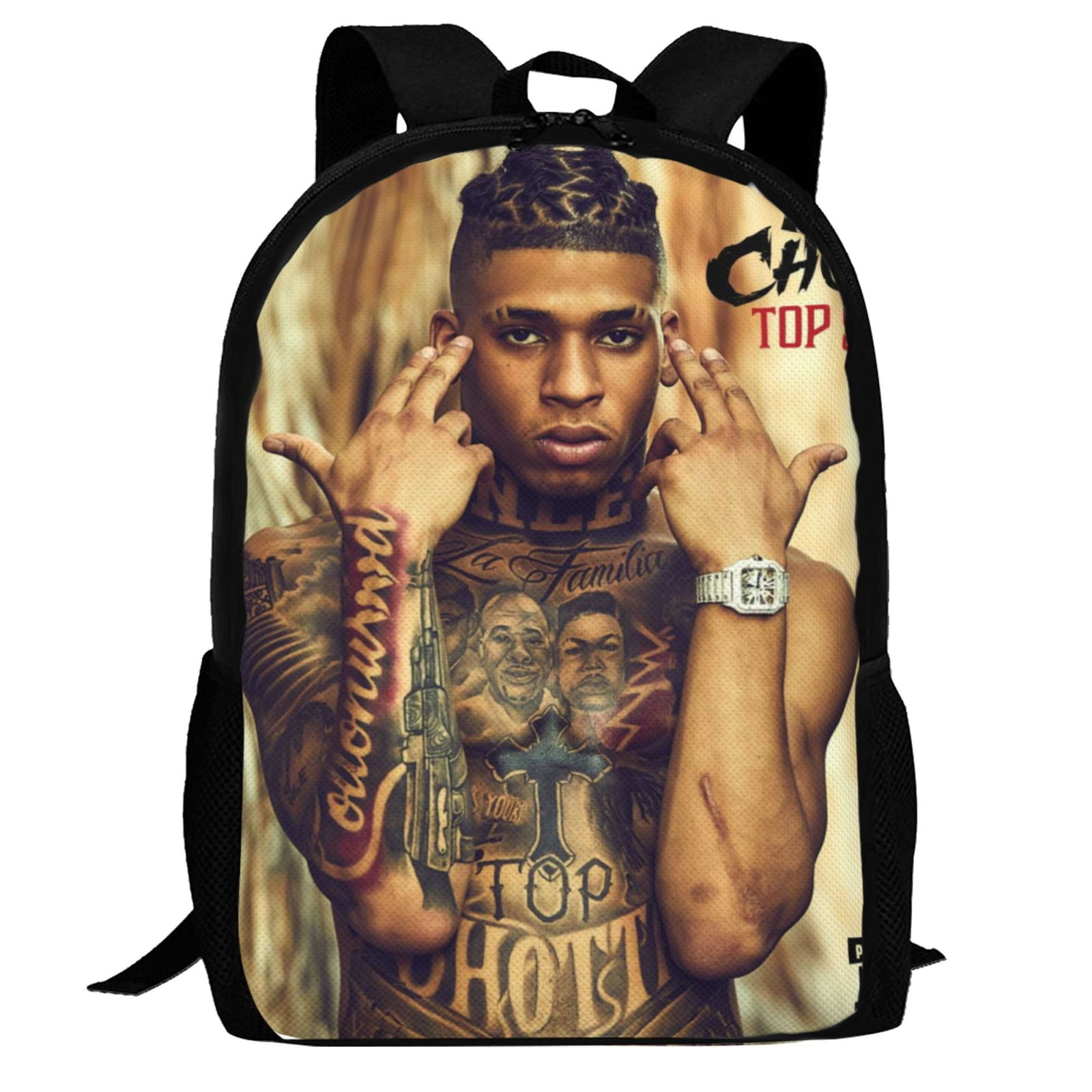 Nle Choppa Backpack,3d Print Laptop Backpack Lightweight Casual Daypack ...