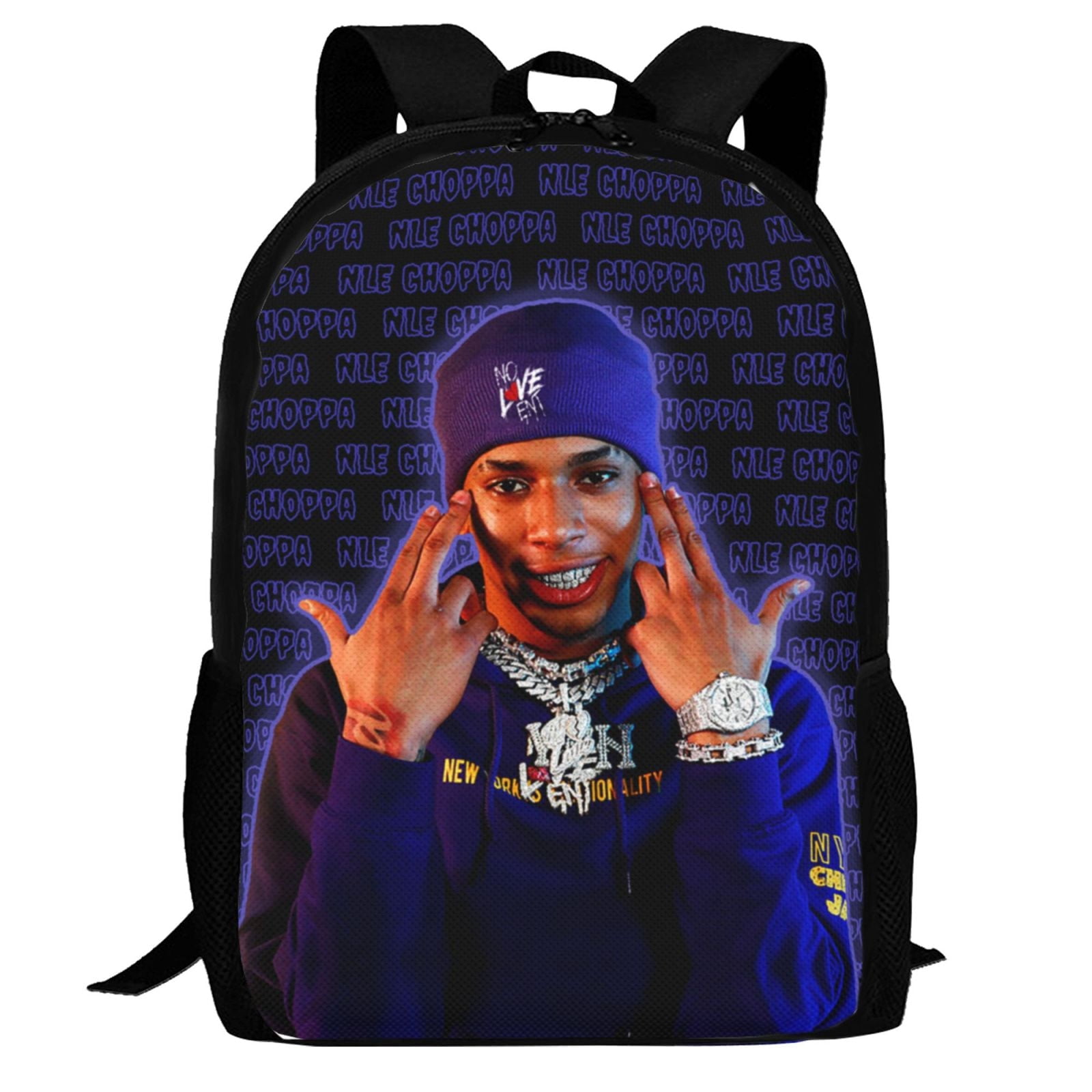 Nle Choppa Backpack,3d Print Laptop Backpack Lightweight Casual Daypack ...