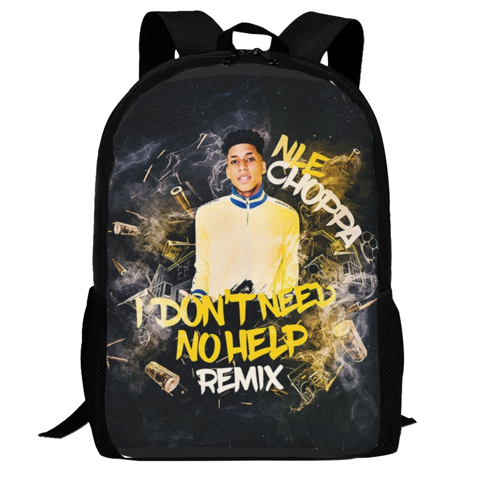 Nle Choppa Backpack,3d Print Laptop Backpack Lightweight Casual Daypack ...