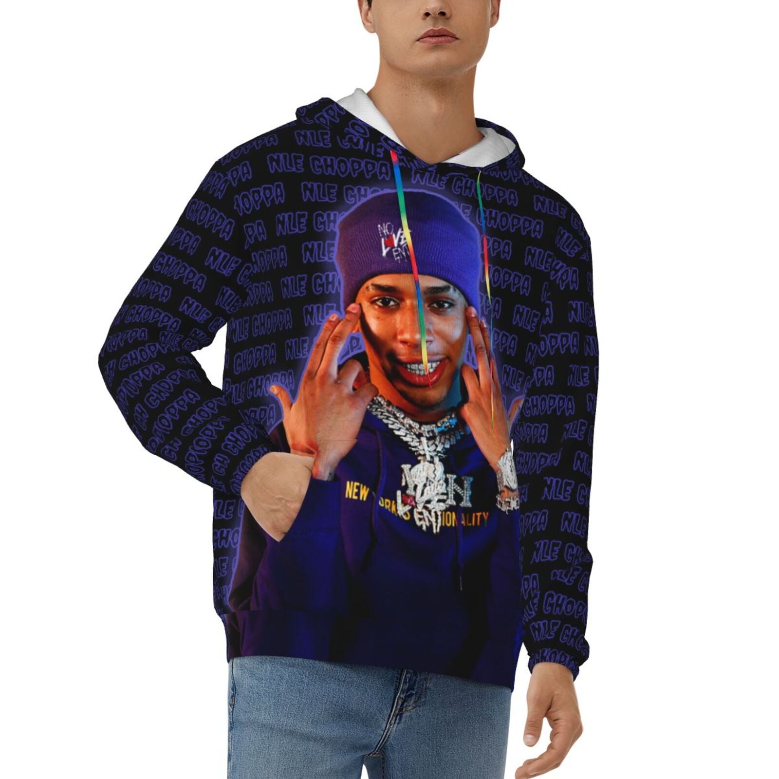 Nle Choppa Hoodie Unisex 3d Novelty Hoodies Graphic Hoodies Pullover ...