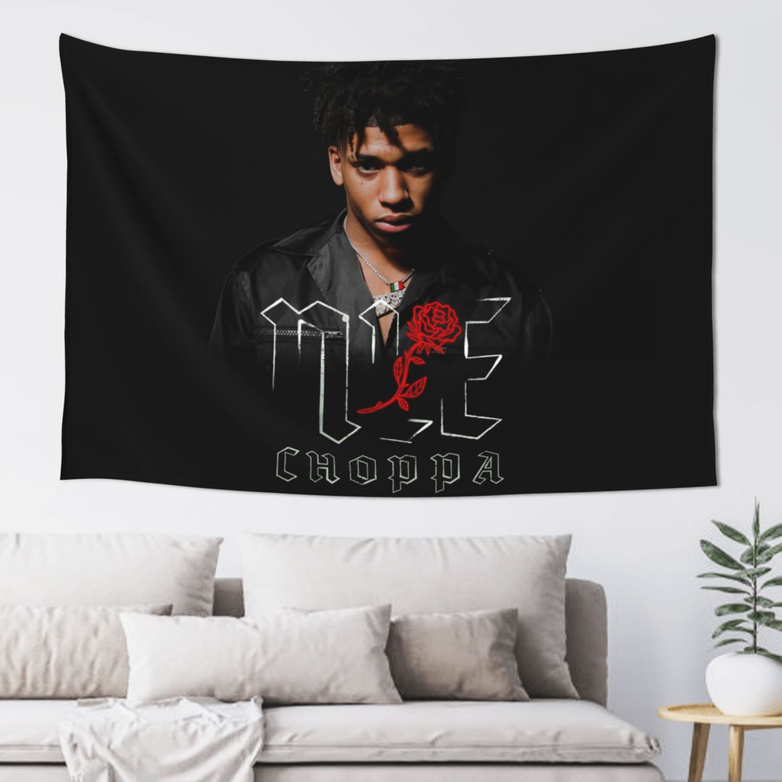 Nle Choppa Tapestry Wall Hanging Home Decoration Wall Blanket Dormitory ...
