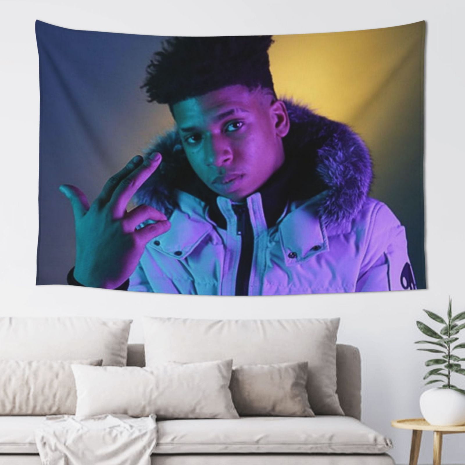 Nle Choppa Tapestry Wall Hanging Home Decoration Wall Blanket Dormitory ...