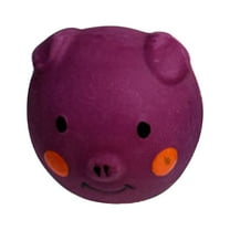 TETOU Squeaky Pig Dog Toy, Small Breed Dog Latex Chew Toys Natural ...