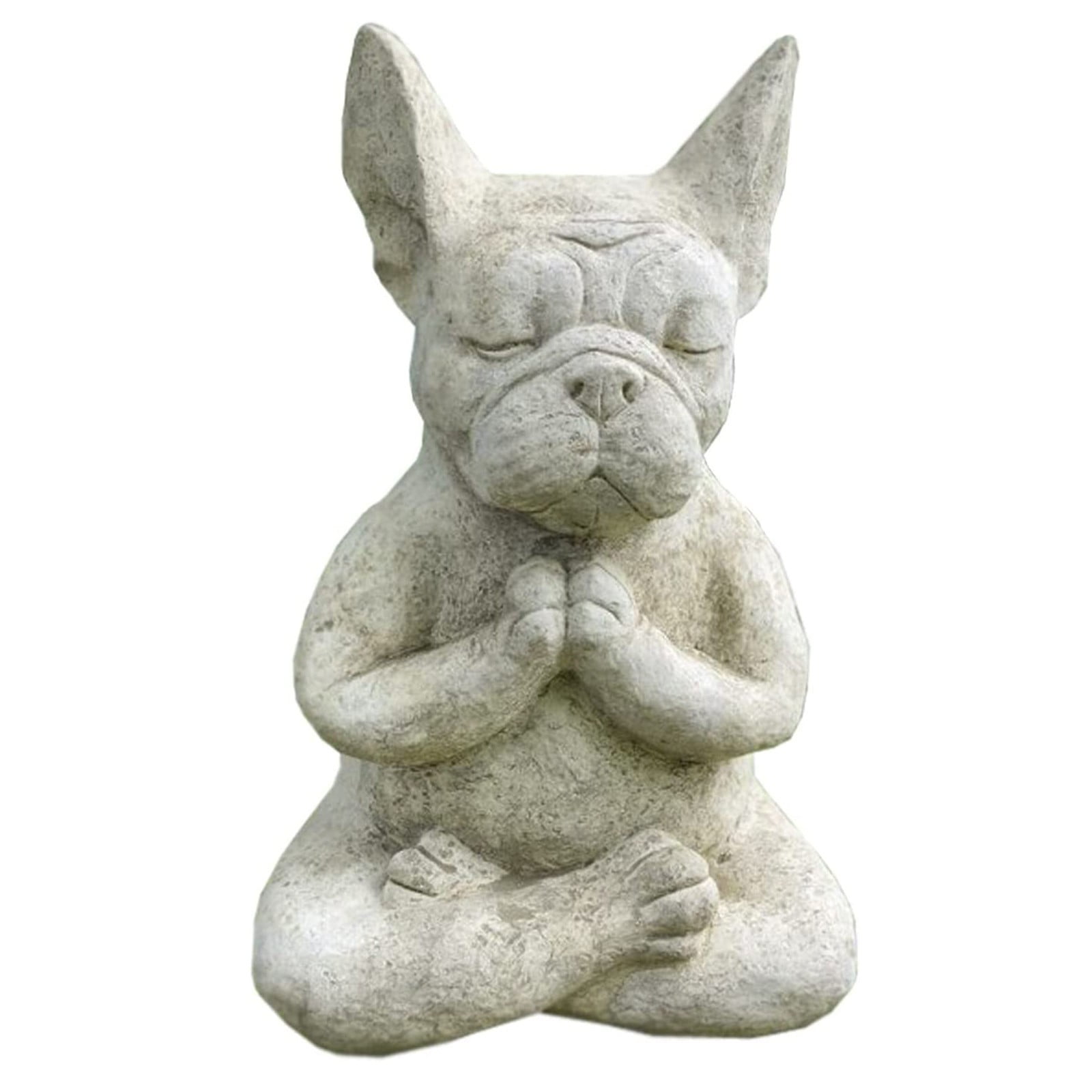 Nlsdqey Garden Decoration Meditation Dog Resin Ornament Gardening ...