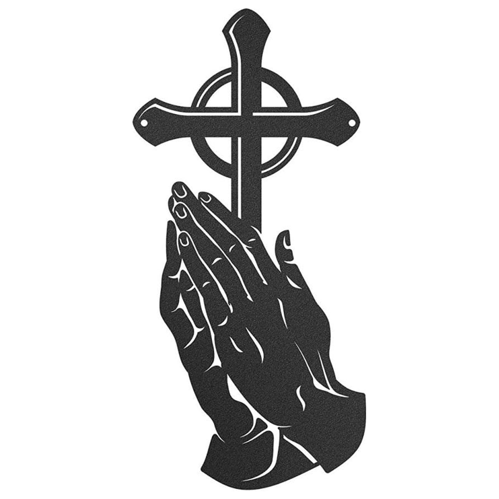 Nlsdqey Wall Stickers Peace Prayer Hand Wall Decor Liv ing Room Bedroom ...