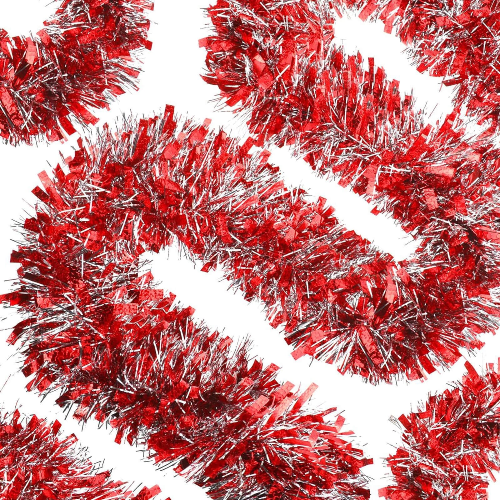 Nmdmisc 16.4ft Christmas Tree Tinsel Garland Metallic Twist Garland ...