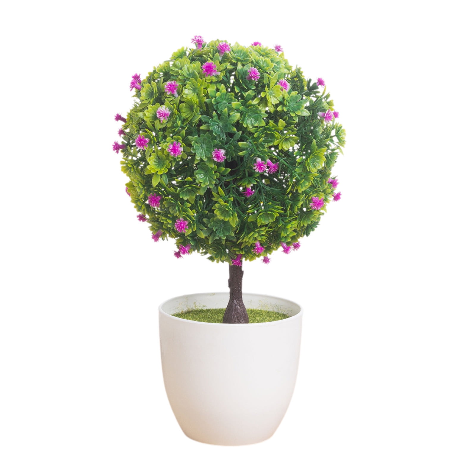 Nmdmisc 1Pcs Artificial Boxwood Topiary Trees Faux Mini Tabletop Plants ...