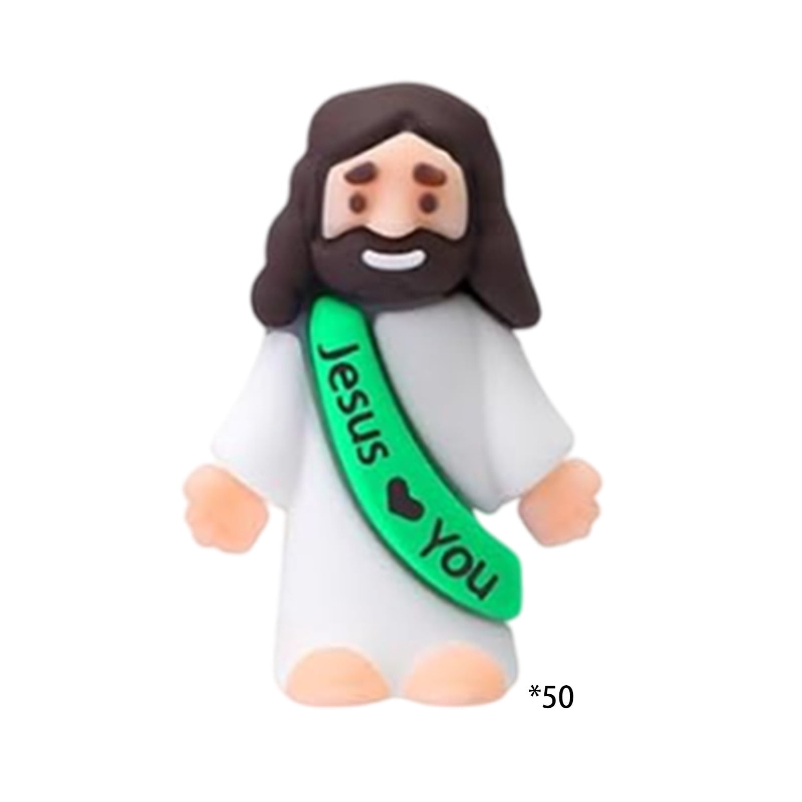 Nmdmisc 54 Pcs Little Jesus Figures Original Design Jesus Love You Mini ...