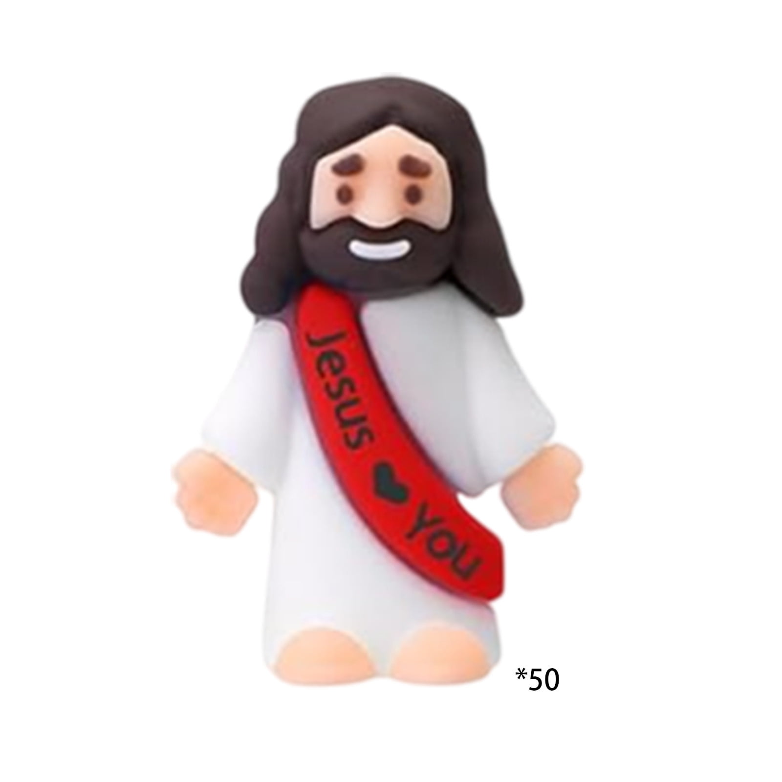 Nmdmisc 59 Pcs Little Jesus Figures Original Design Jesus Love You Mini ...