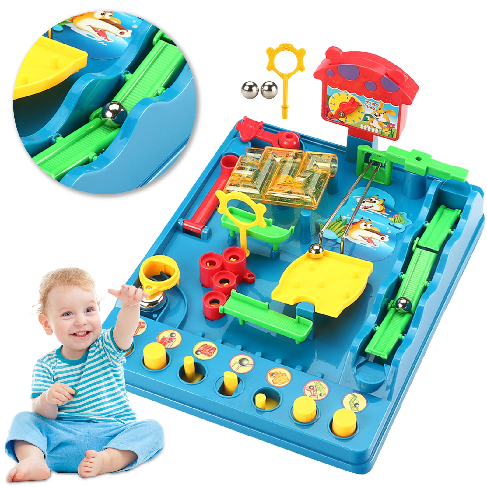 Nmdmisc Children's Kid Water Adventure Puzzle Board Game Toy,Montessori ...