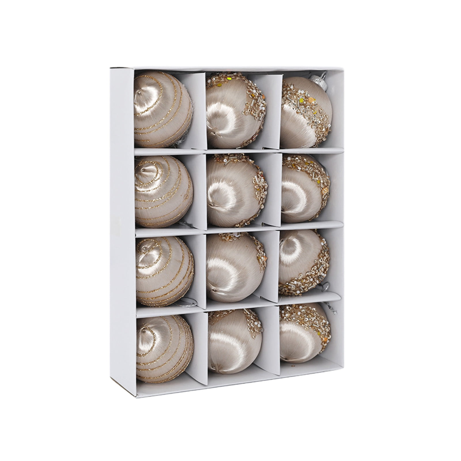 Nmdmisc Christmas Balls - Pack of 12 Luxury Christmas Tree Decorations ...