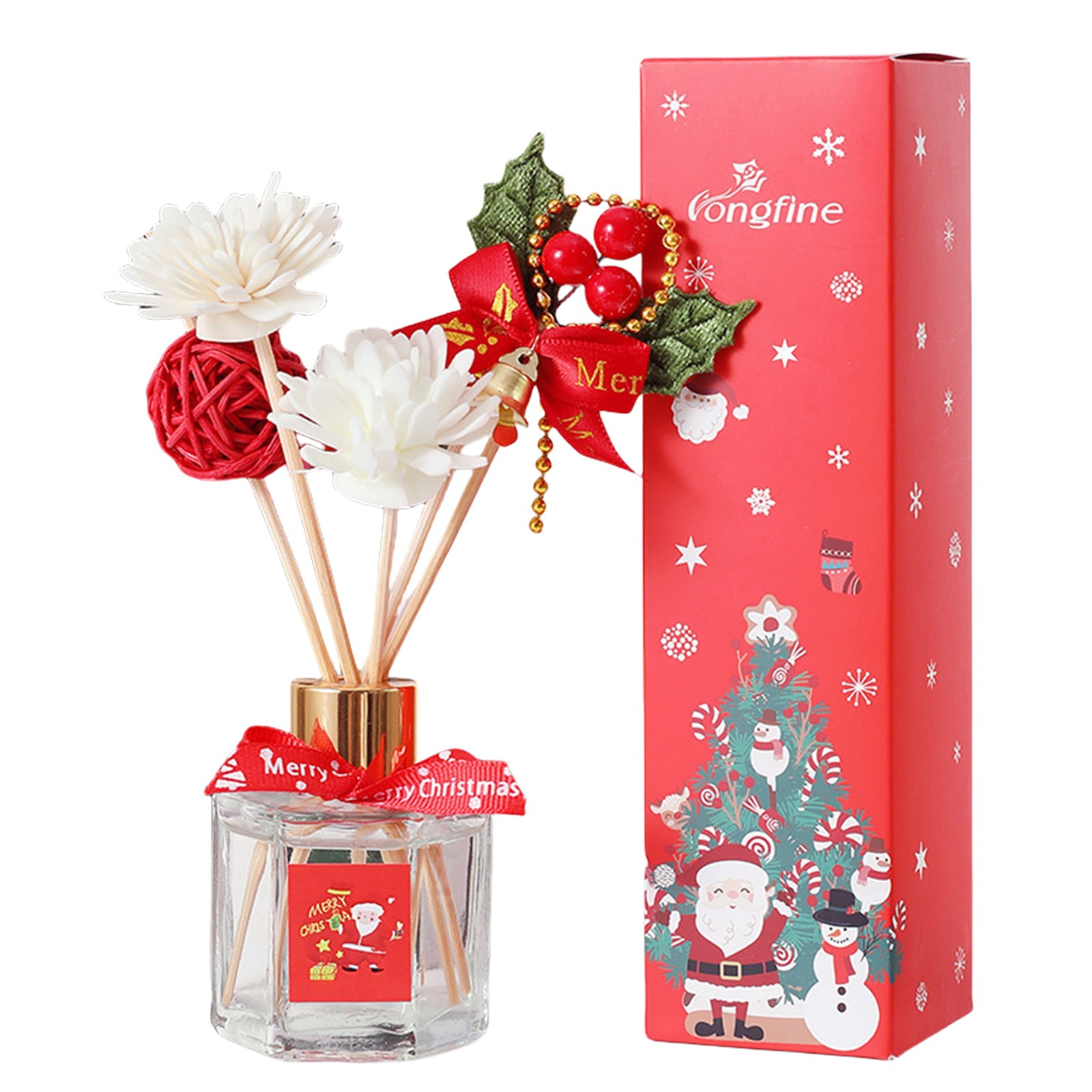 Nmdmisc Christmas Reed Diffuser,Christmas Aromatherapy Diffuser,Reed ...