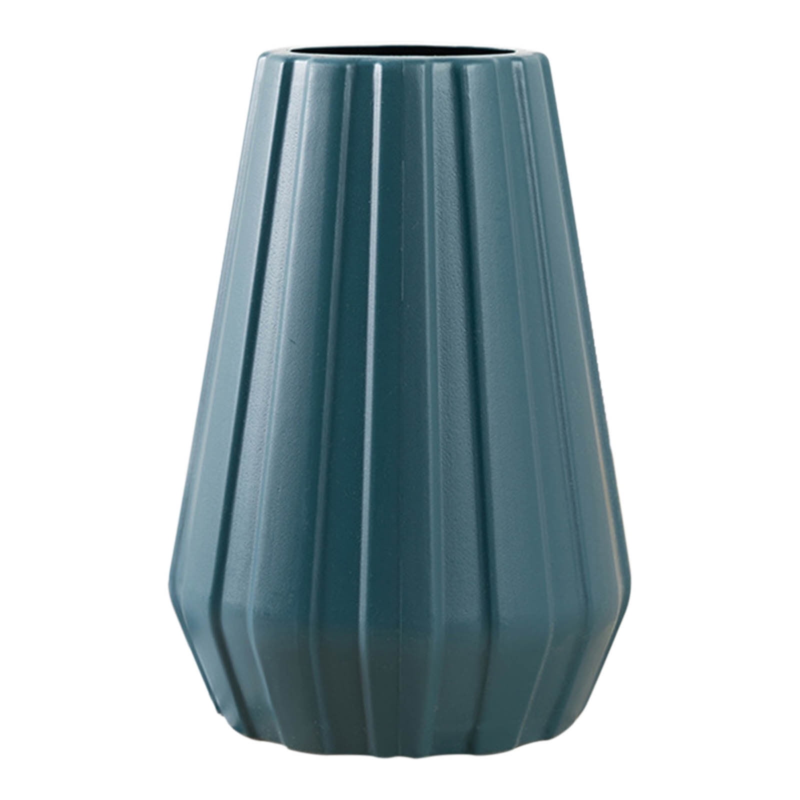 Nmdmisc Composite Plastic Flower Vase,Green 9" Tall Conic Floral Vase ...