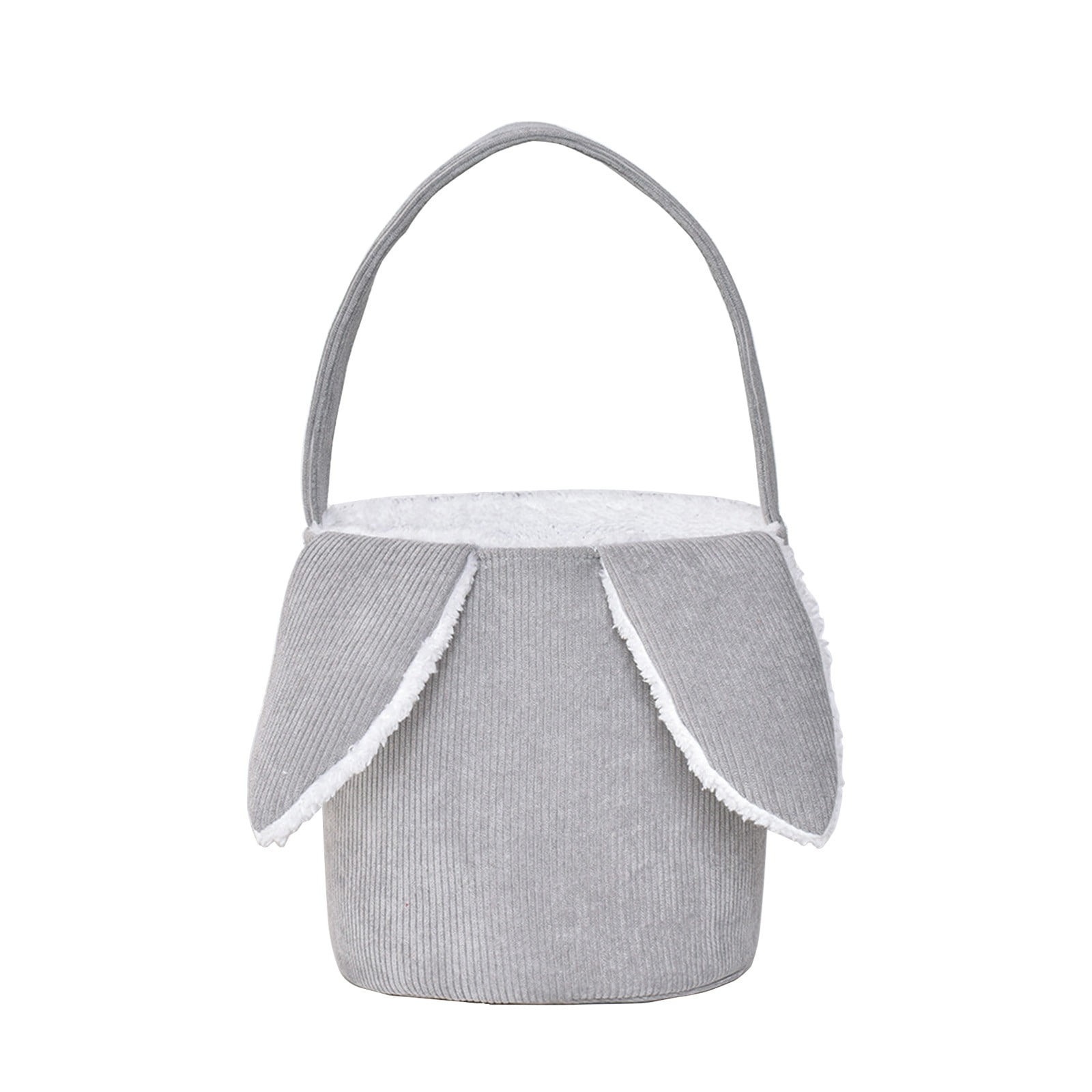 Nmdmisc Easter Egg Hunting Basket,Plush Easter Bunny Basket,Long Ear ...