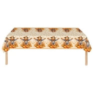 Fall Tablecloths Fireplace Scarf Pumpkin Mantle Scarves Cover ...