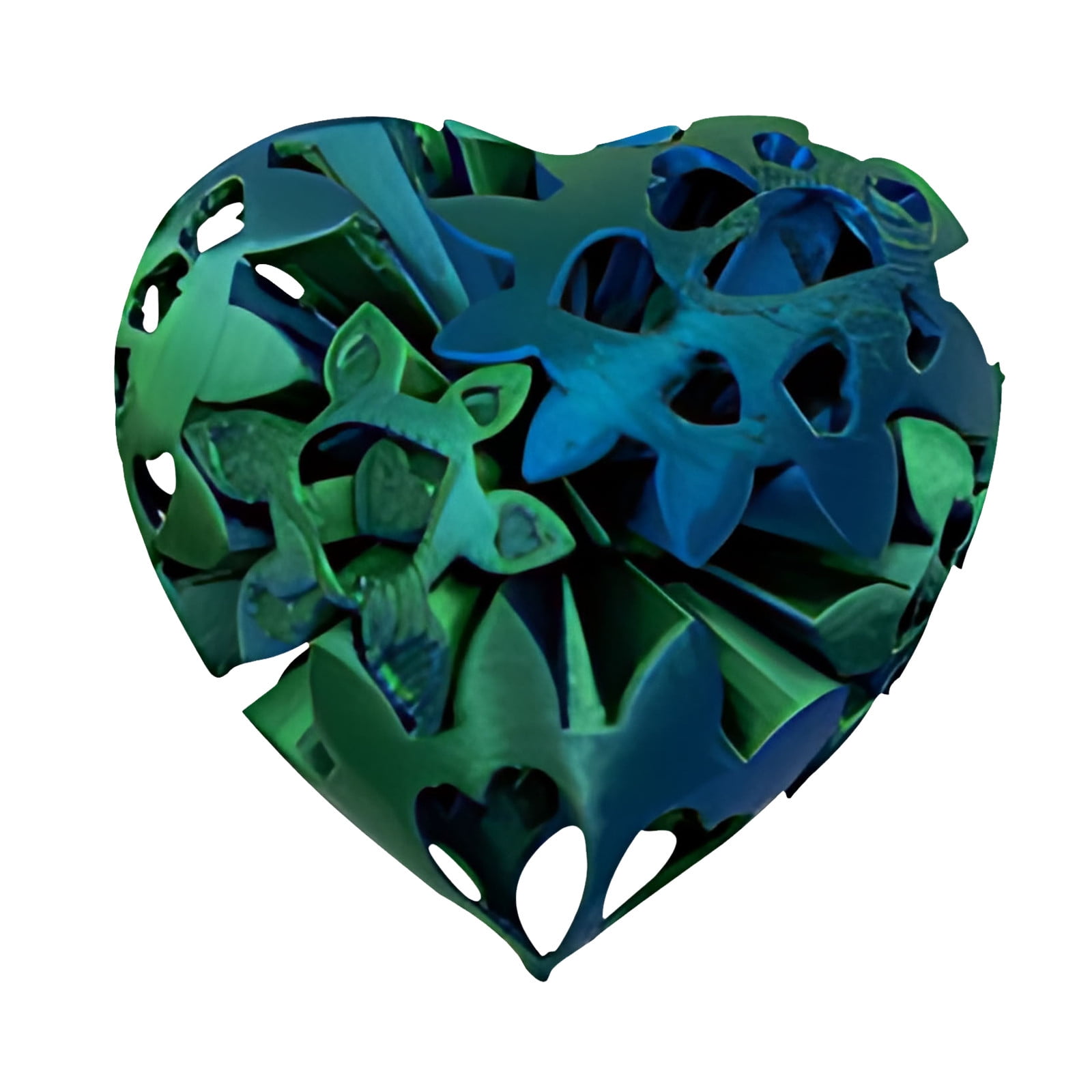 Nmdmisc Gear Ball, Heart Shaped Gear Sphere, 3D Printed Gear Ball Spin ...