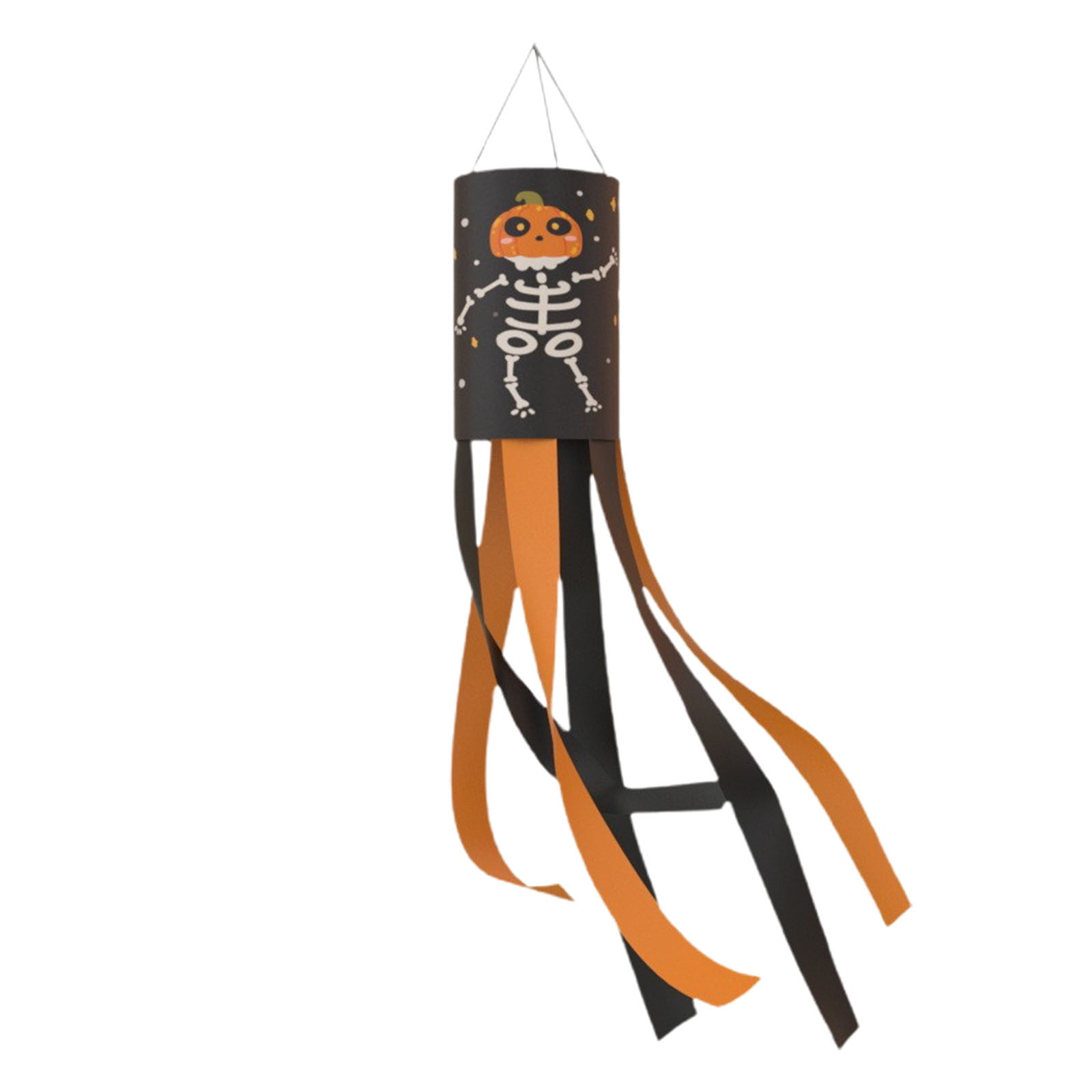 Nmdmisc Halloween Ghost Windsock Flag Decorations,47" Hanging Happy ...