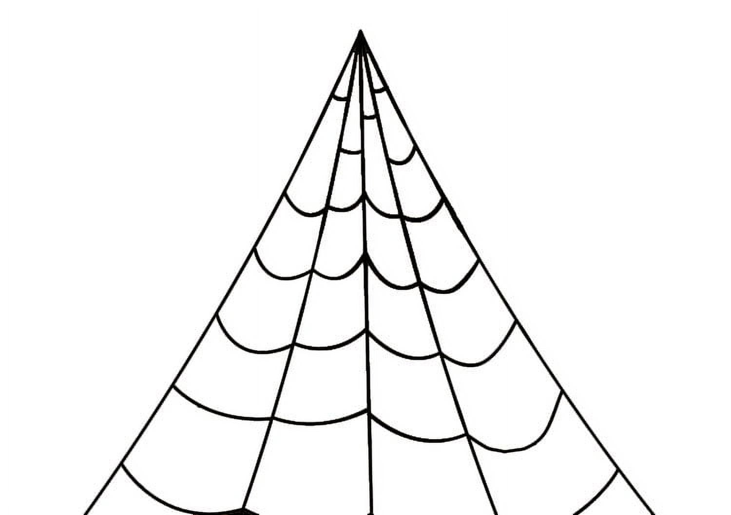 Nmdmisc Halloween Spider Web Triangular - Halloween Decorations Outdoor ...