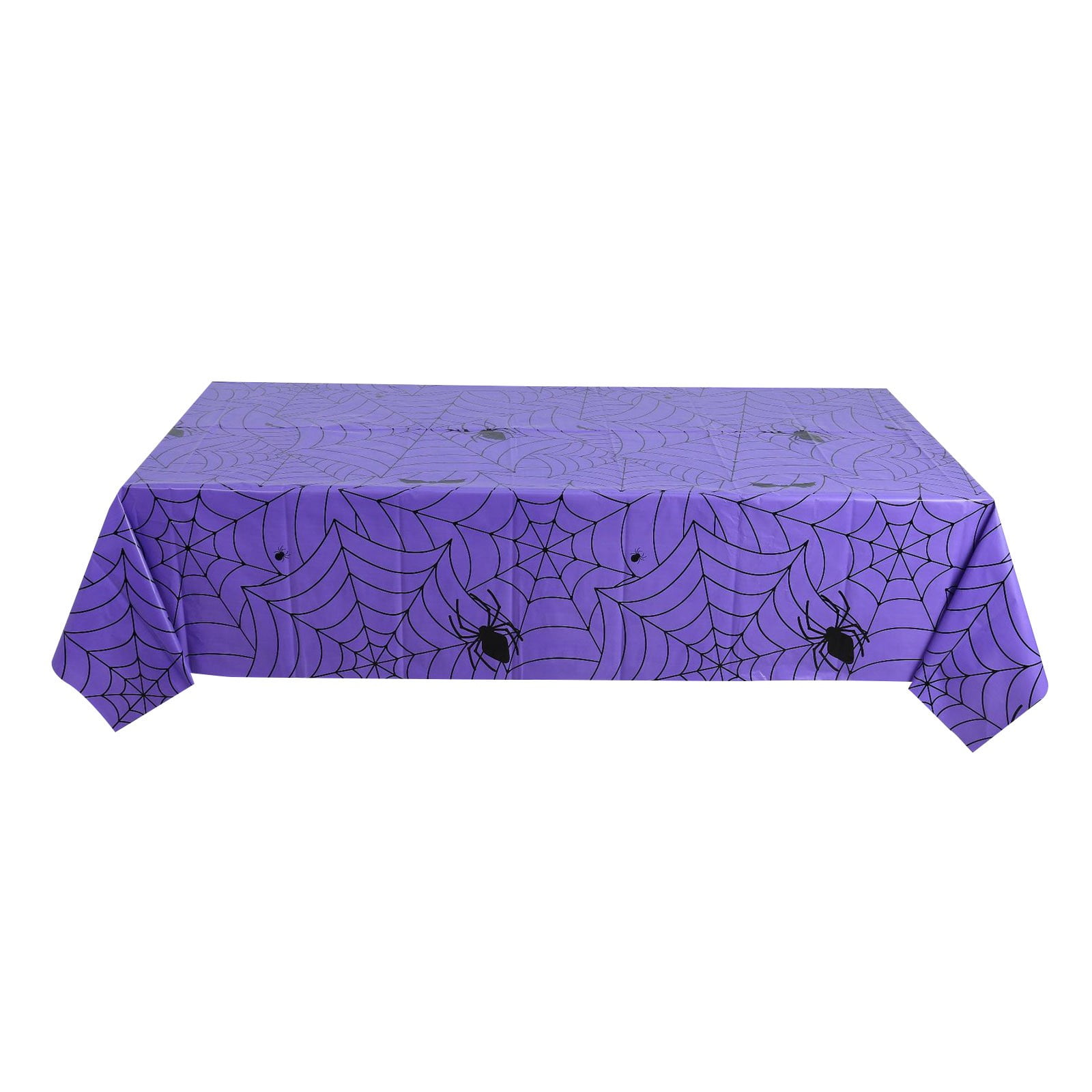 Nmdmisc Halloween Spiderweb Tablecloth Rectangular Plastic Spider Web ...
