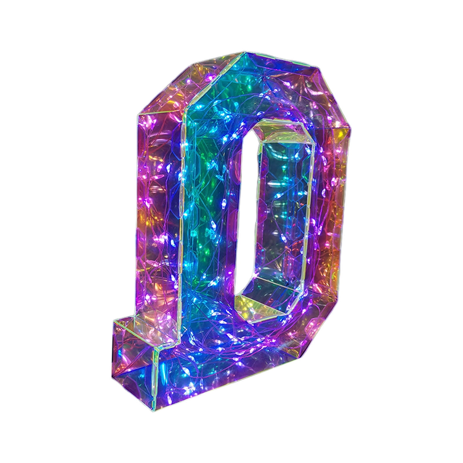 Nmdmisc LED Prism Iridescent Letter Lights,Led Marquee Sign Light Up ...