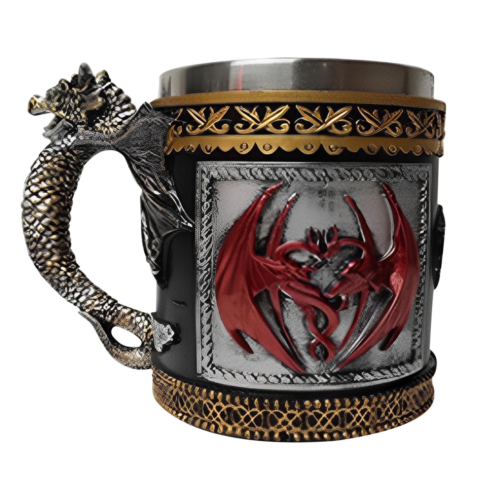 Nmdmisc Medieval Dragons Coffee mug - Halloween Vintage Three ...