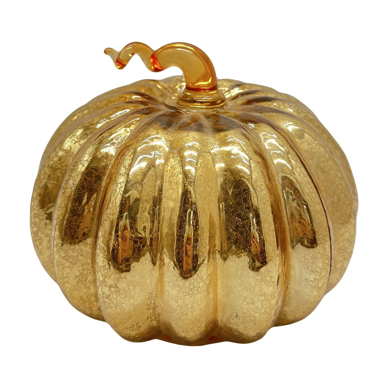 Nmdmisc Mercury Glass Pumpkin Lights with Timer,Lighted Glass Pumpkin ...