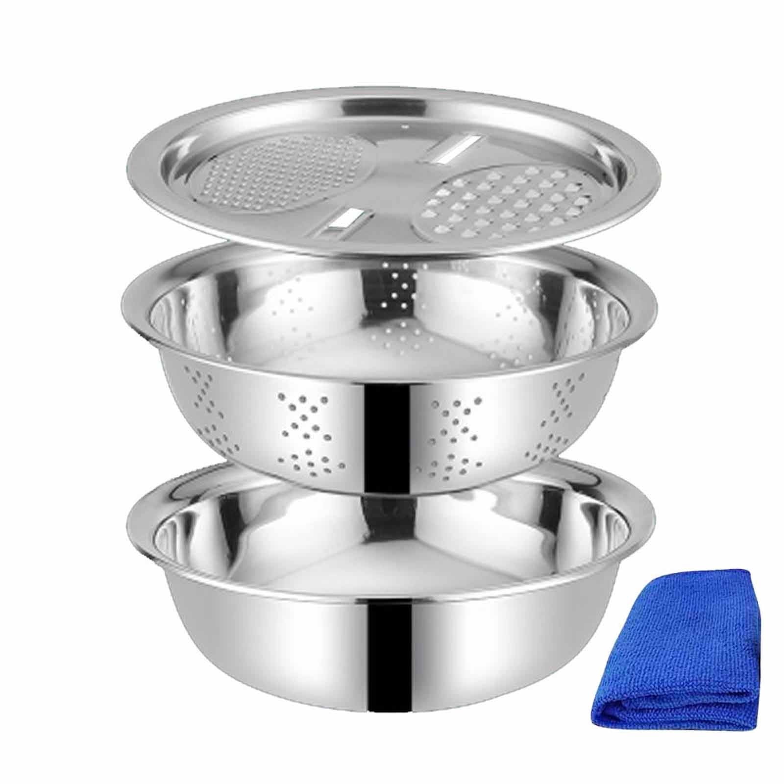 Nmdmisc Multifunctional Stainless Steel Basin - MultiFunction 3 In 1 ...