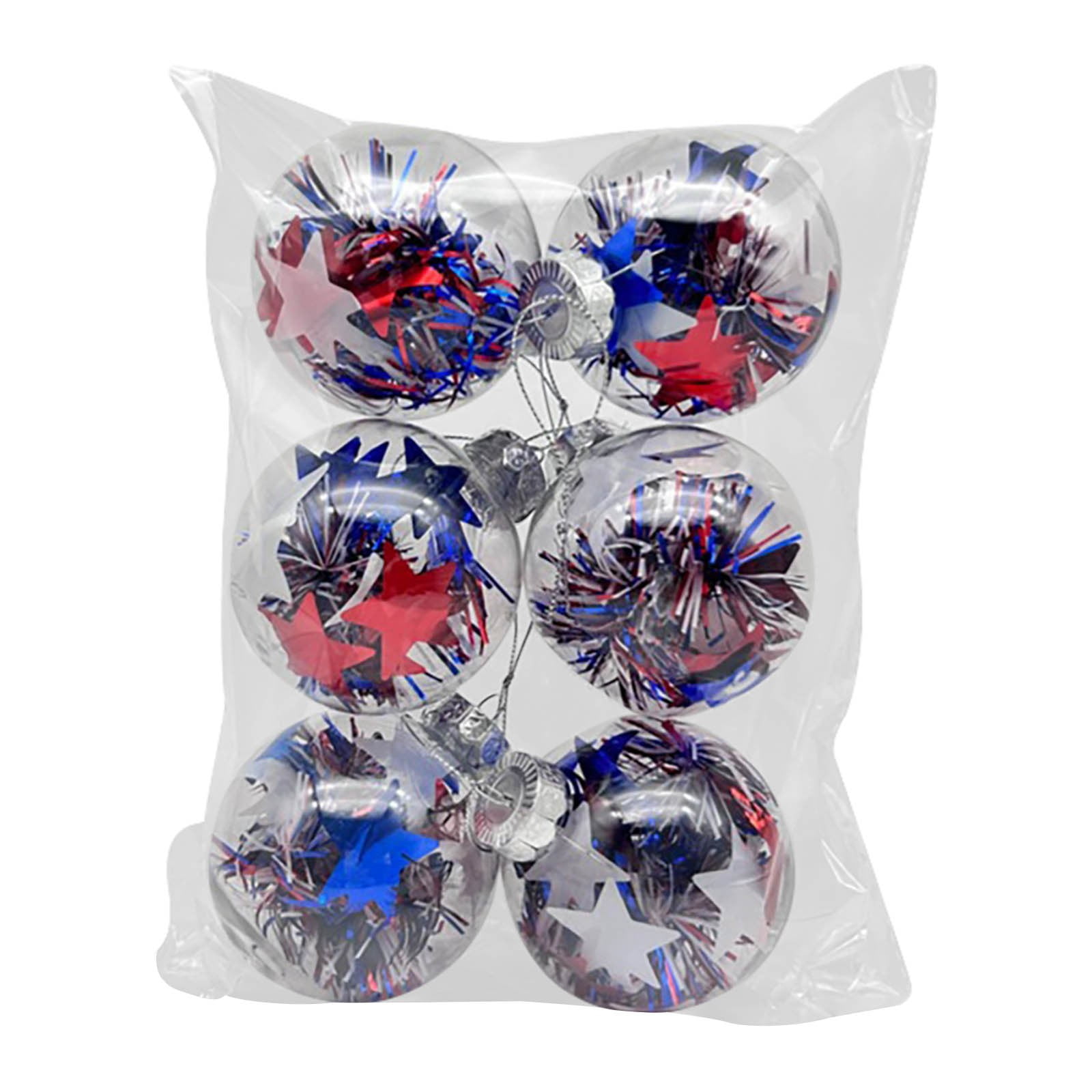 Nmdmisc Patriotic Tree Ornaments 4th of July Tree Decorations 3.15 ...