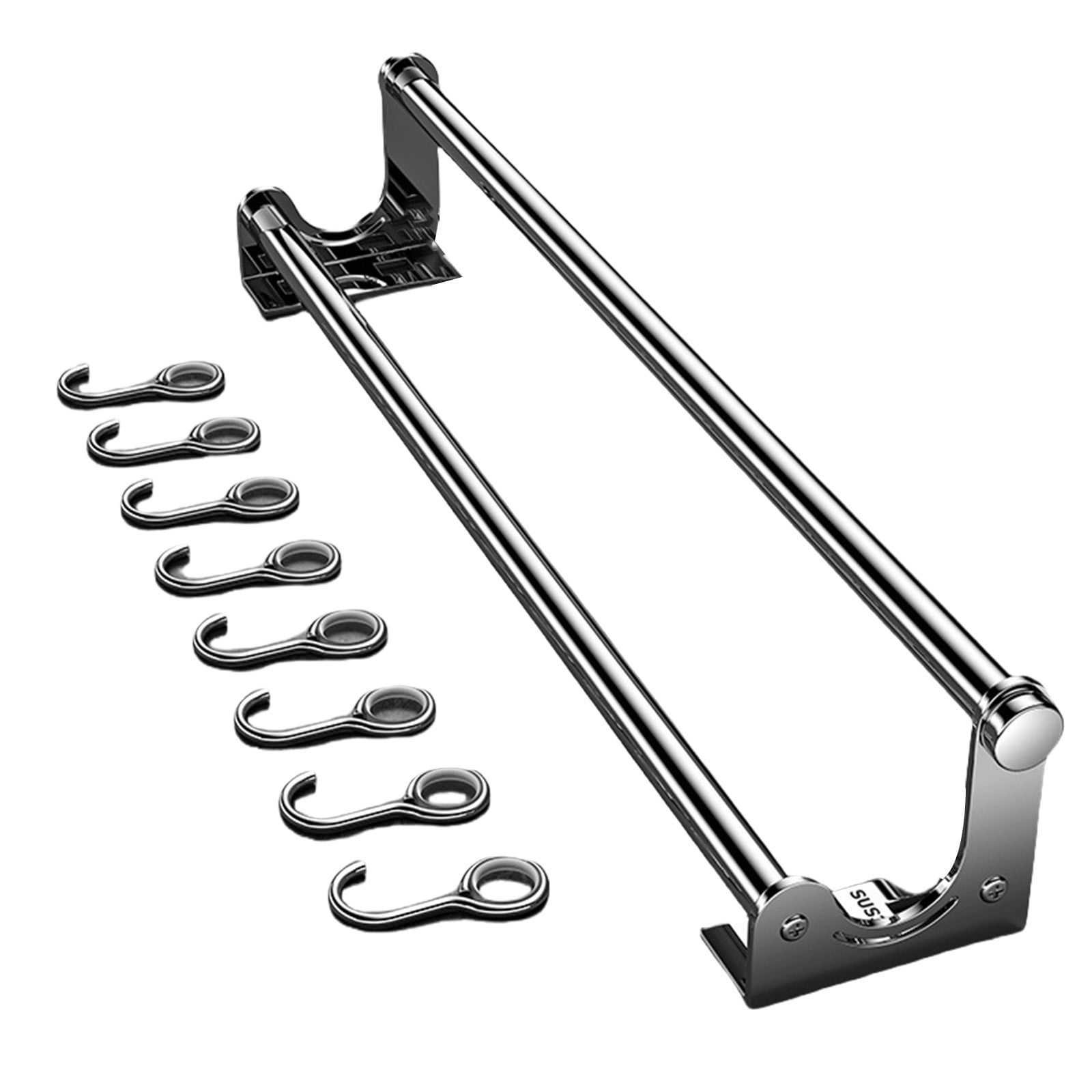 Nmdmisc Utensil Hanging Rack Stainless Steel Rail Hanger Rod Wall ...