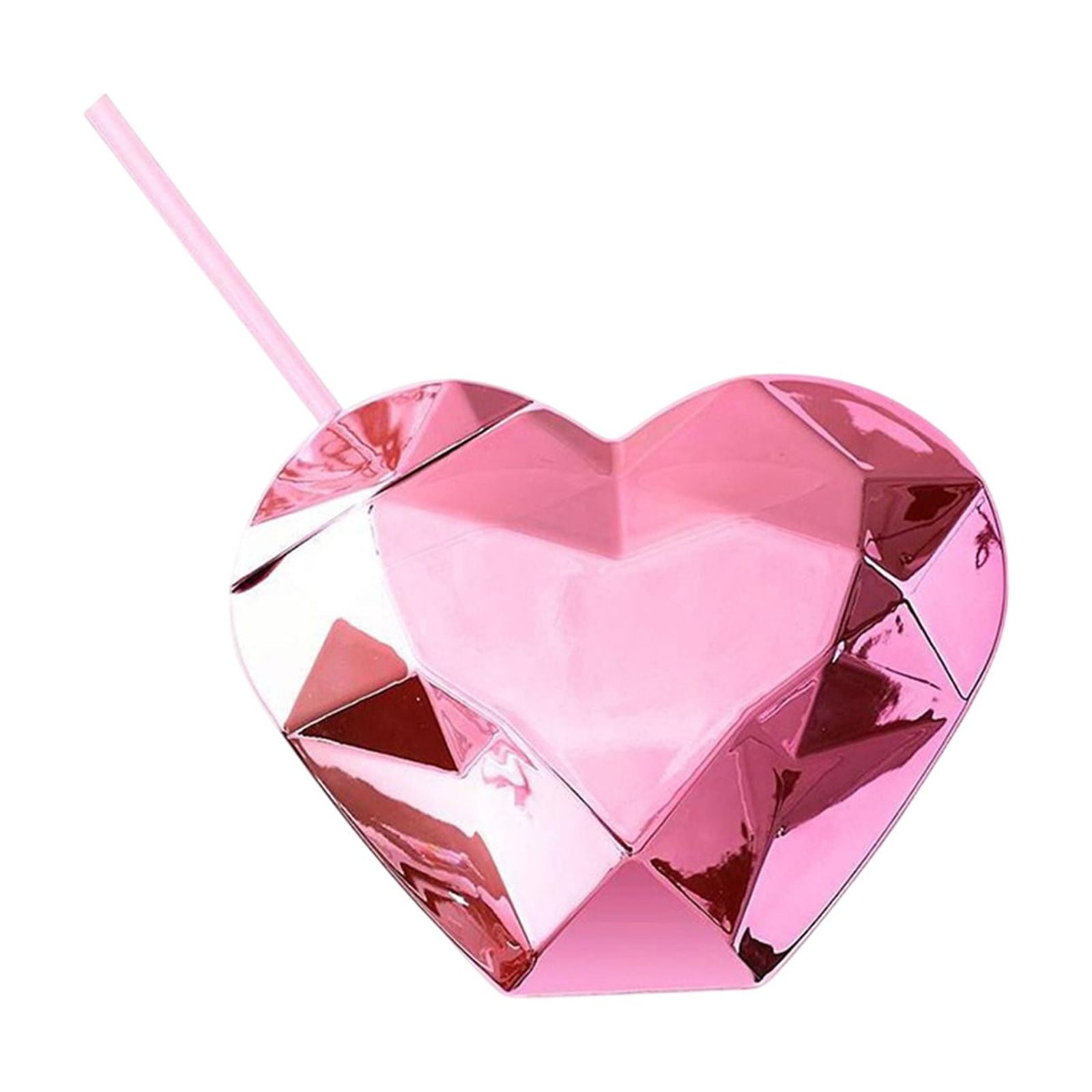 Nmdmisc Valentine's Day Heart Shaped Cups 20 oz Plastic Tumblers with ...