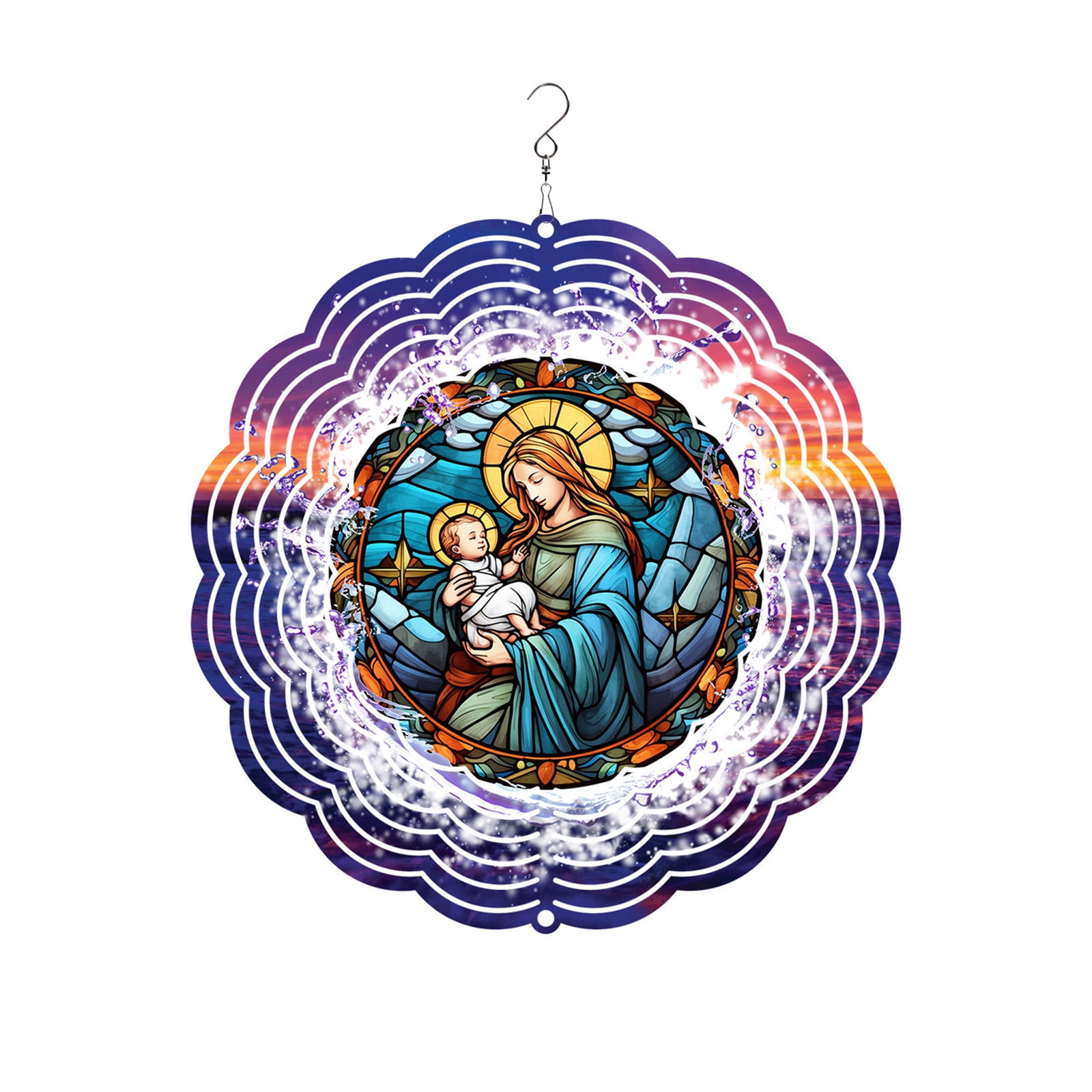 Nmdmisc Wind Spinners Metal Jesus - Gifts for Religious Figures ...