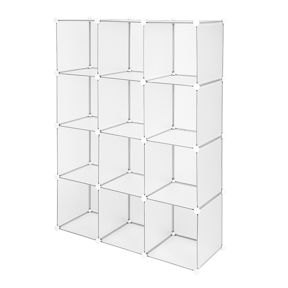 Nmkwnr 12 Cube Book Storage Shelves Closet Organizer Bookcase - Walmart.com