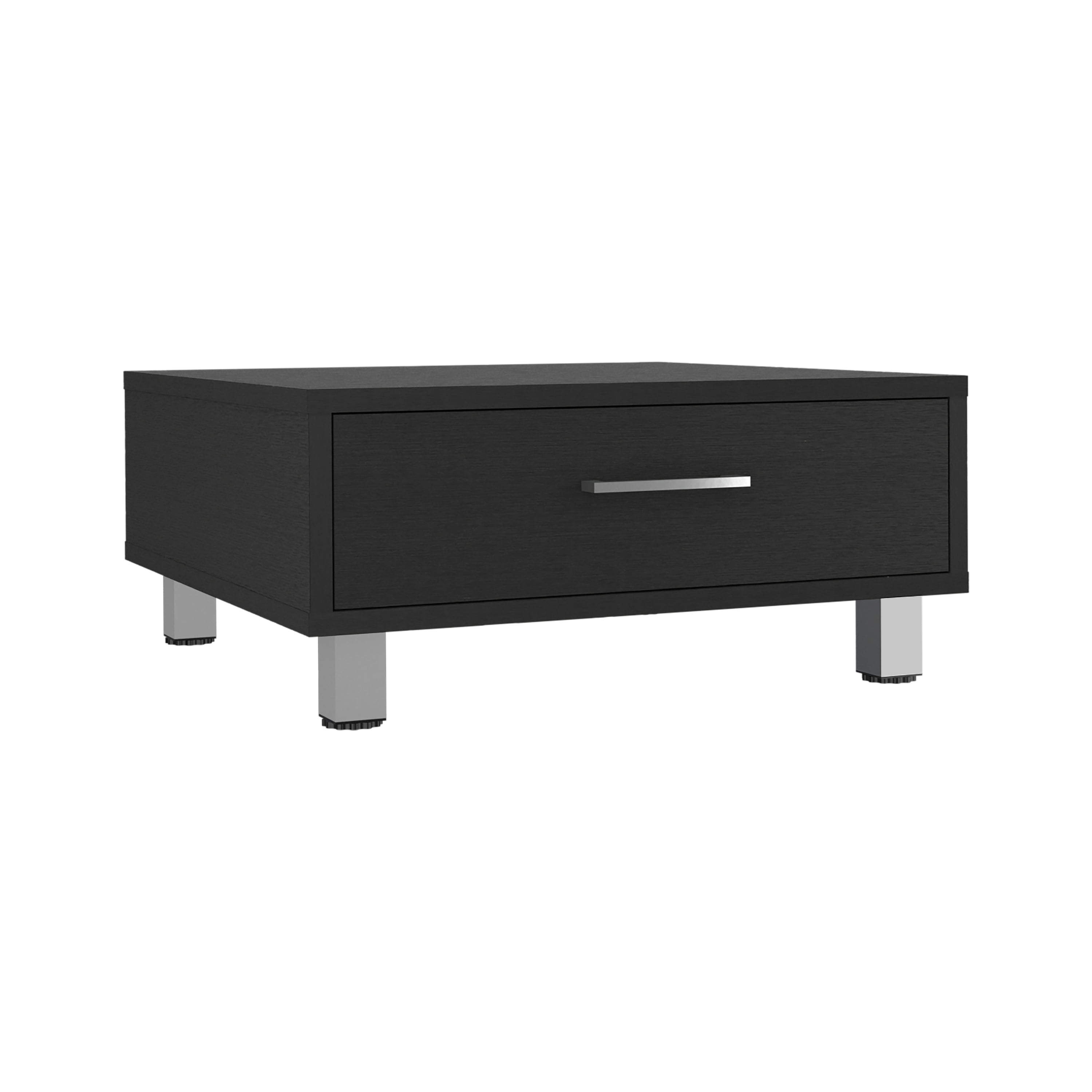 Nmkwnr Home Office Coffee Table with 1 Drawer, Black - Walmart.com