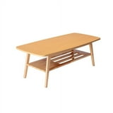 Nmkwnr Light Brown Coffee Table for Home, Office - Walmart.com