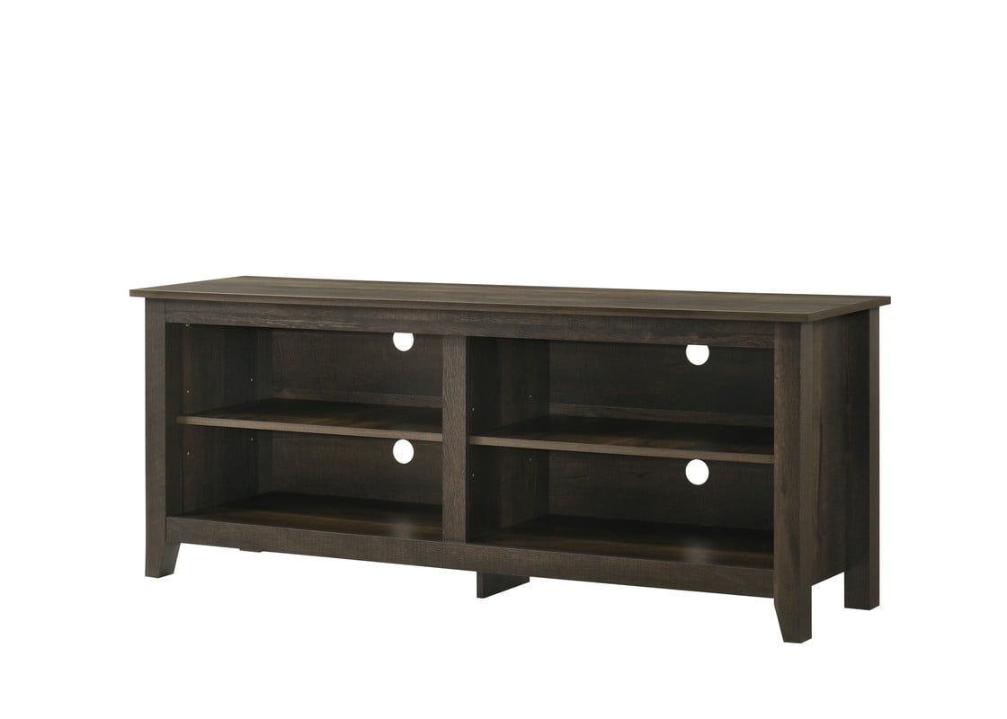 Nmkwnr Media Console for TVs up to 58", Tv Stand with 4 Open Shelves ...