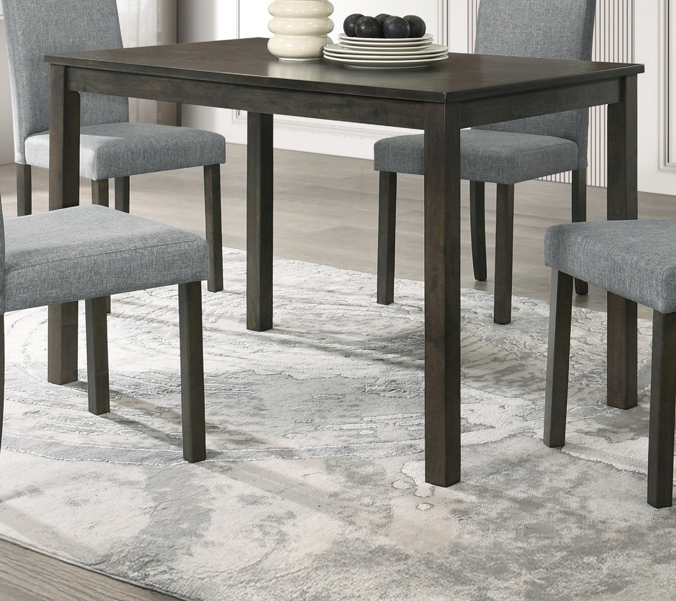 Nmkwnr Rectangular Wooden Kitchen Desk Dining Table for Dining Room ...