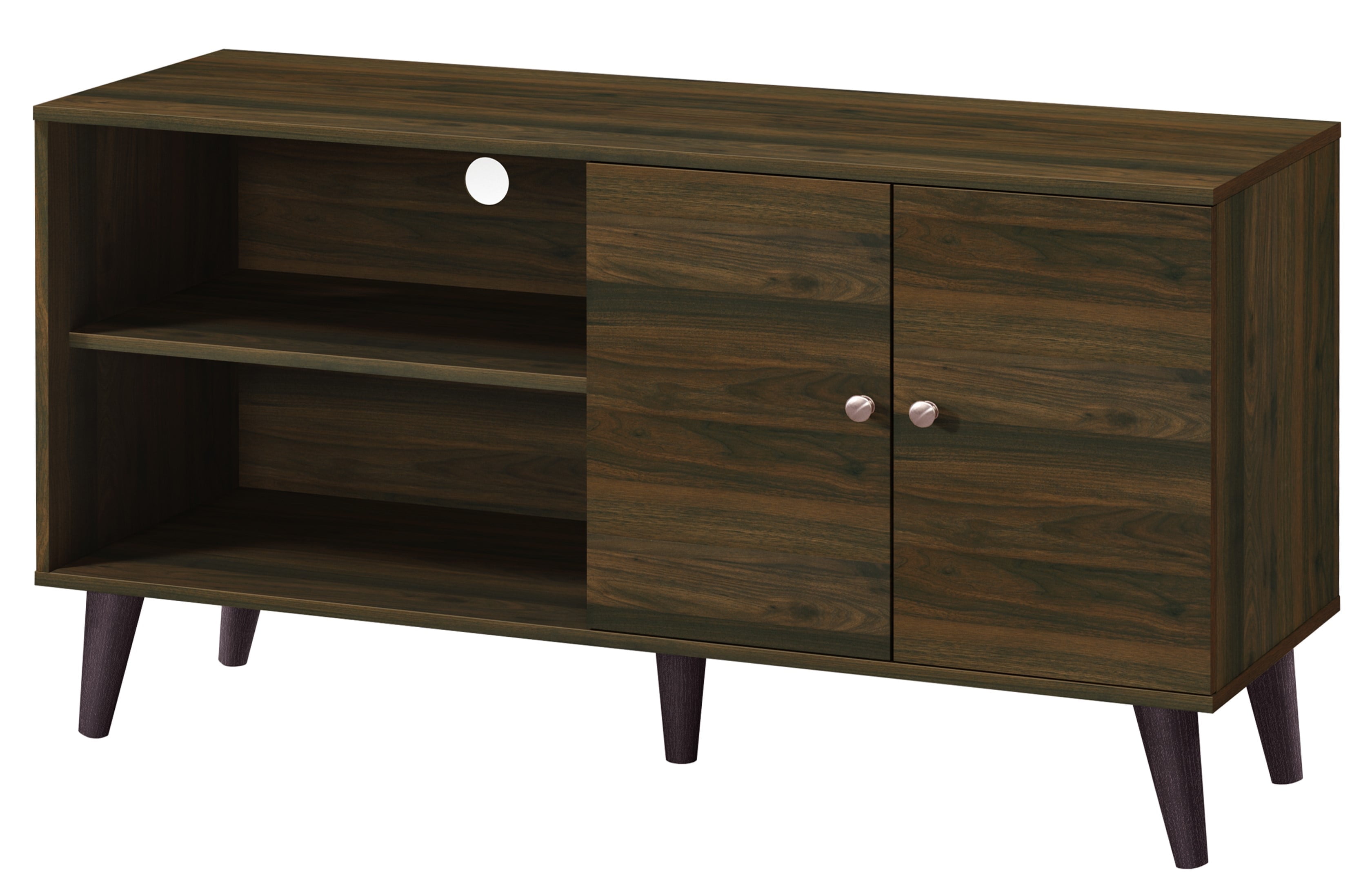 Nmkwnr TV Cabinet for TVs up to 47.3", TV Stand with 2 Storage Shelves ...