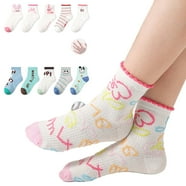 3 Pair Little Girls Kids Socks, Assorted Fashion Design and Colors Pack ...