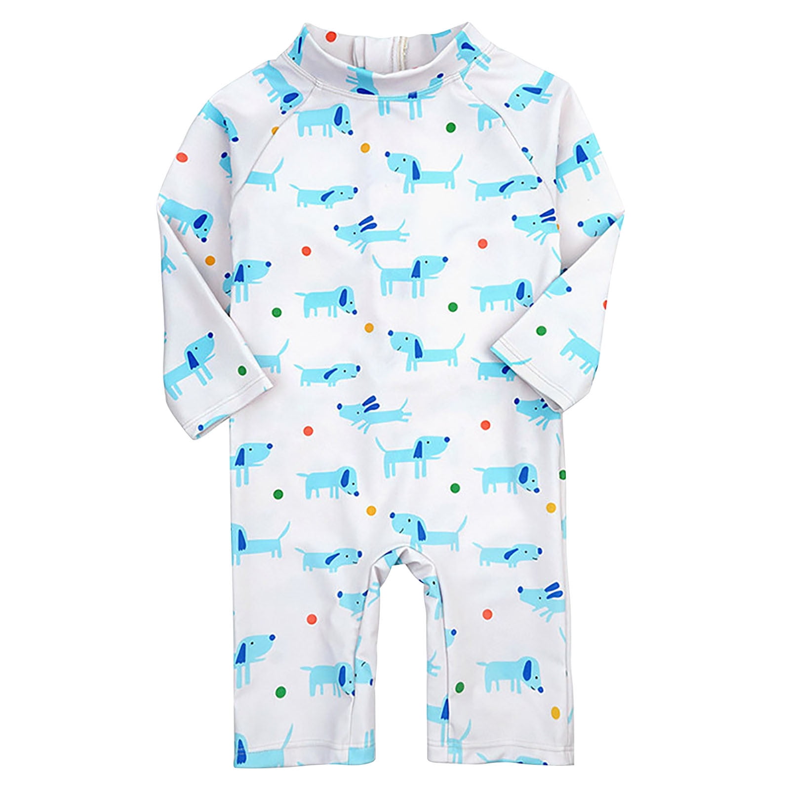 Nmnitkp Baby Boy Swimsuit,Toddler Boy One Piece Swimsuit Half Zipper ...