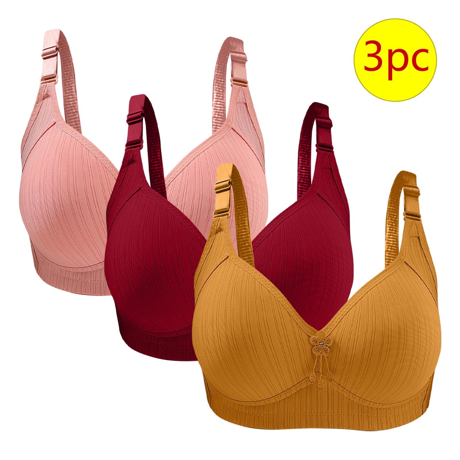 Nmnitkp Bras for Women No Underwire Wireless Comfort Lift Push Up ...