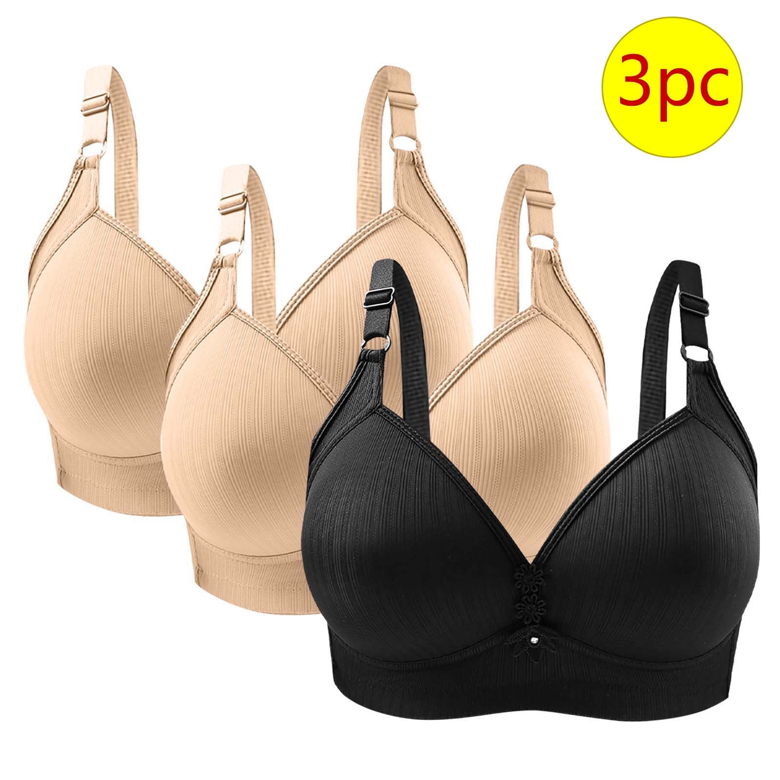 Nmnitkp Bras for Women No Underwire Wireless Comfort Lift Push Up ...