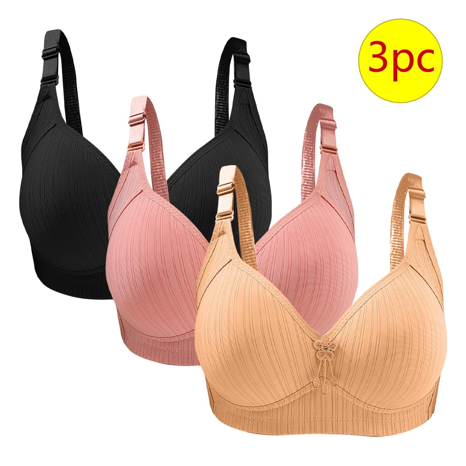 Nmnitkp Bras for Women No Underwire Wireless Comfort Lift Push Up ...