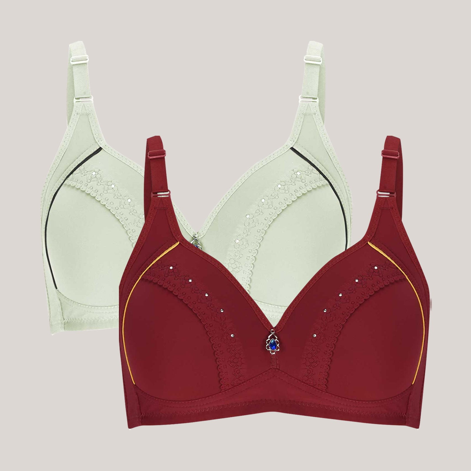 Nmnitkp Bras for Women Soft and Skin Friendly Women's Plus Size ...