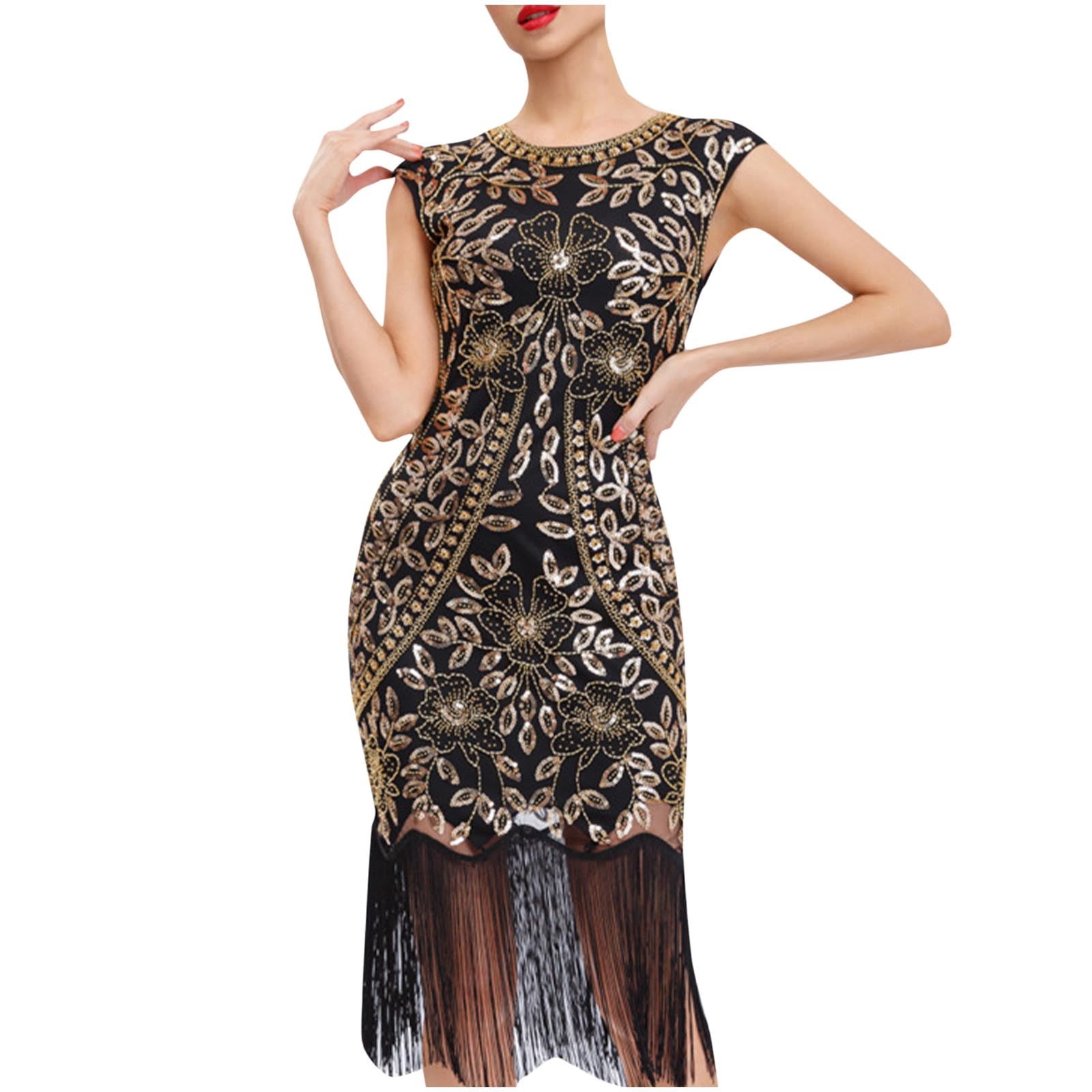 Nmnitkp Cocktail Dresses for Women Unique Design Women's Flapper ...