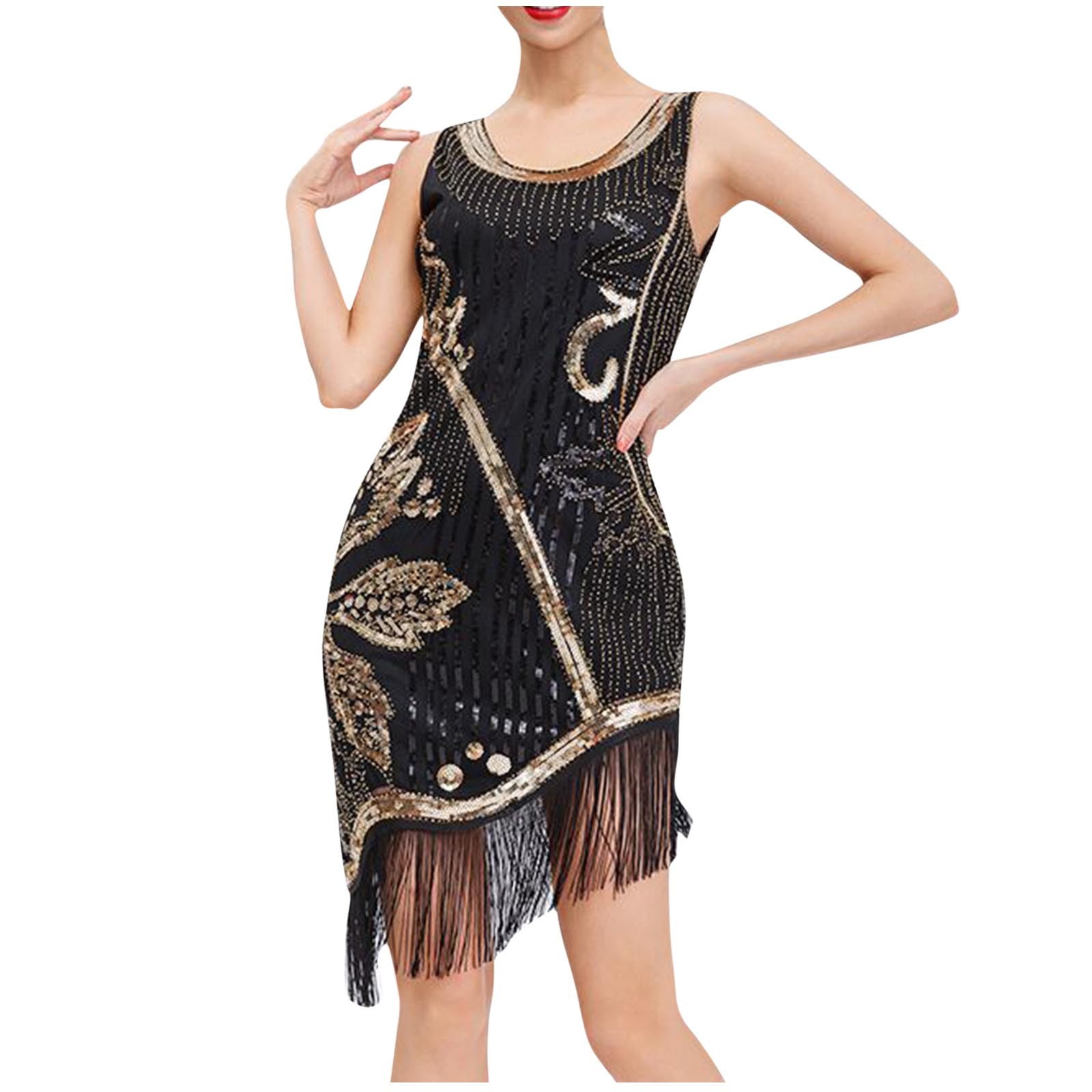 Nmnitkp Cocktail Dresses for Women Unique Design Women's Flapper ...
