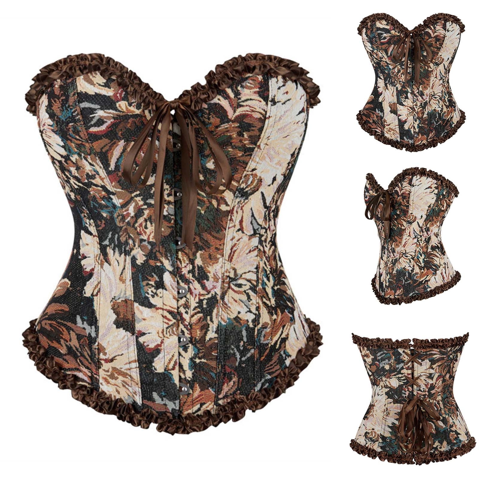 Nmnitkp Corset Tops for Women Slim Corset Top Show Nobility Womens ...