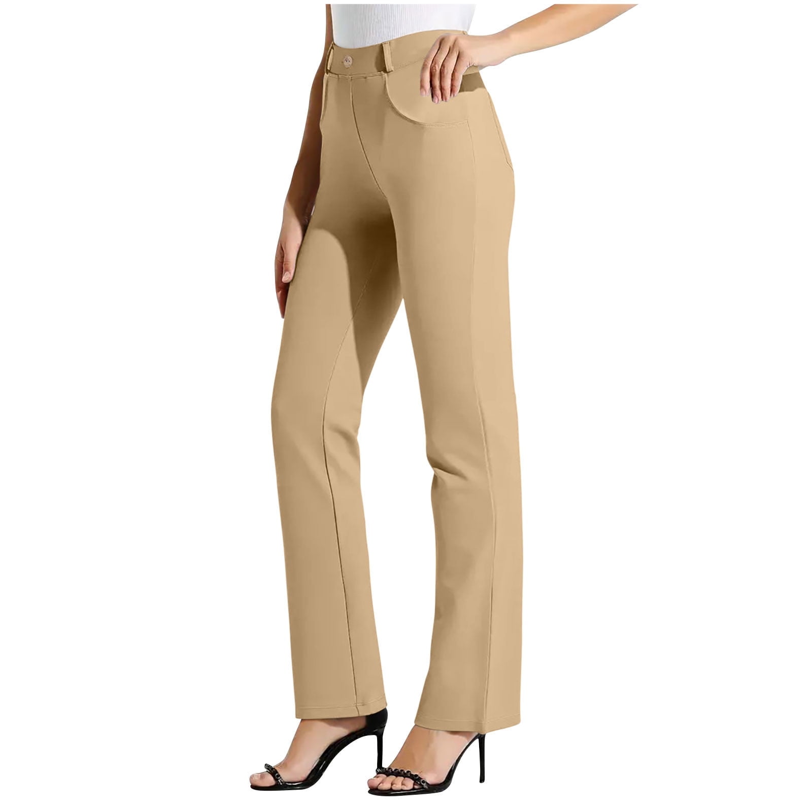 Nmnitkp Dress Pants Women Stretchy Business Casual Work Pants Straight ...