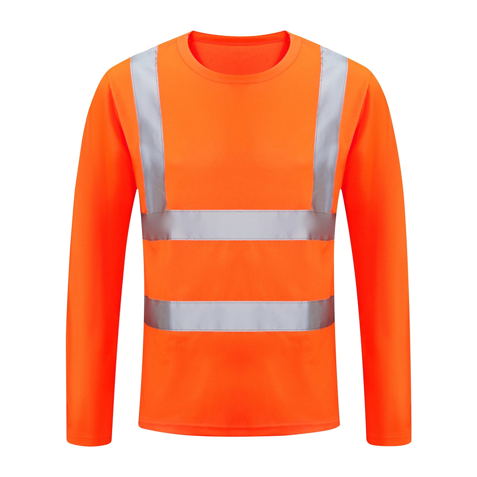Nmnitkp High Vis Reflective Long Sleeve Safety Mesh Quick Dry T Shirts ...